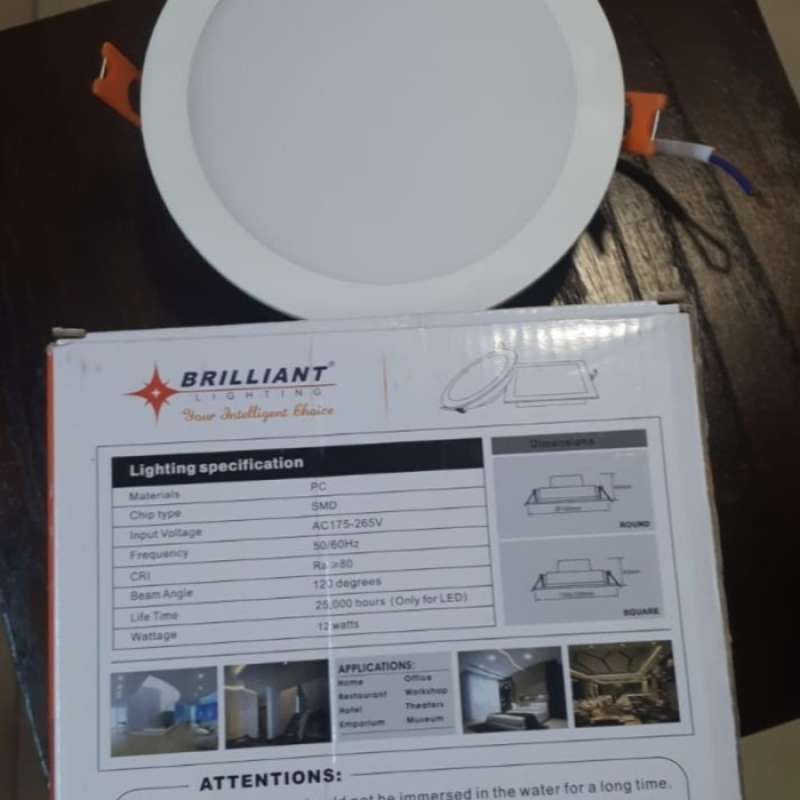 Jual Brilliant Led Panel Light 12w Di Seller Sumber Raharja - Petojo ...