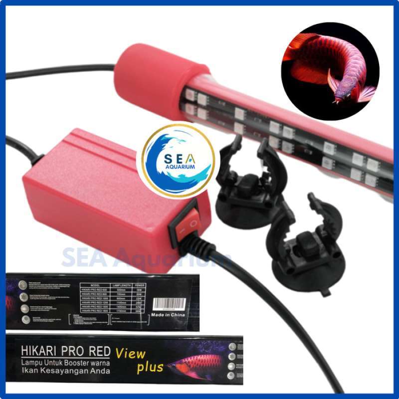 Promo Sea Lampu Led View Hikari Pro Red 1800 Plus Aquarium Ikan Arwana Diskon 23% Di Seller ...