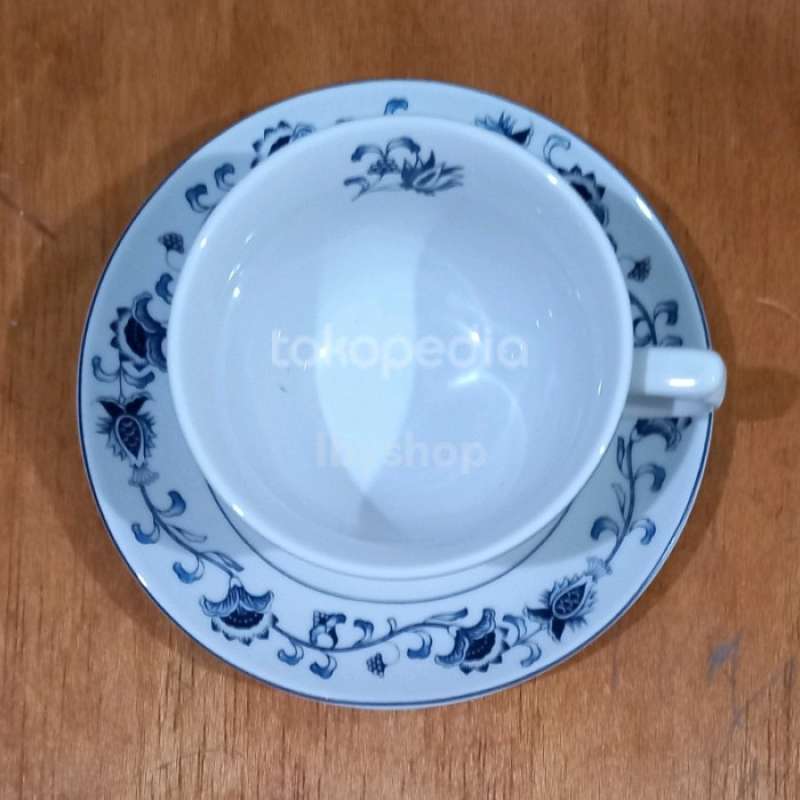 Promo Coffee Set Ming / Tea Set / Kopitiam / Oriental Blue V Diskon 23% ...