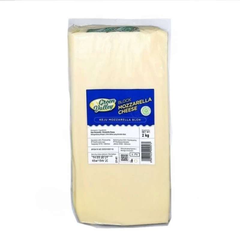 Promo Green Valley Block Mozzarella Cheese 2kg Diskon 10% Di Seller ...