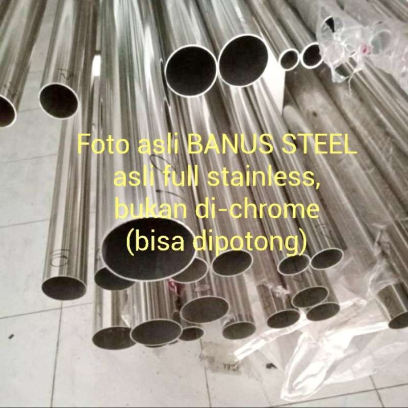 Jual Pipa Stainless 304 1 1/2 Inch X 6 Meter Tebal 1 Mm Pipa Bulat Di ...