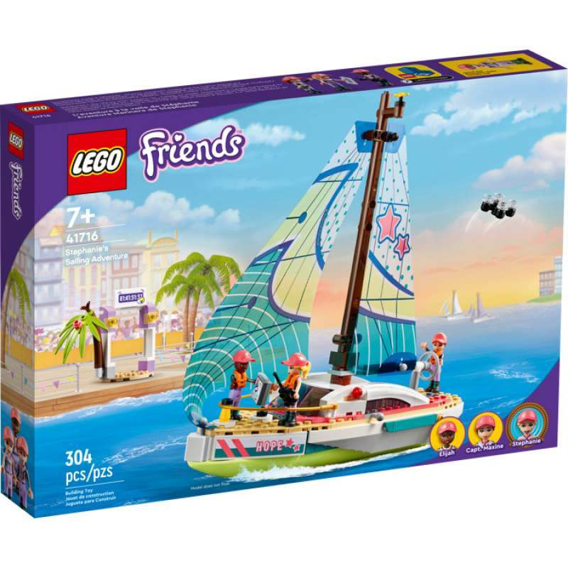 Promo Lego Friends 41716 Stephanie's Sailing Adventure Diskon 26% Di ...