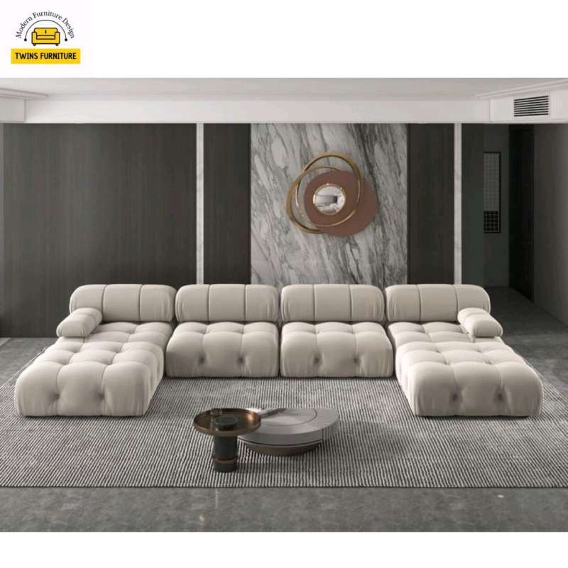 Promo IDEA - Sofa Model Terbaru Elegant Pilihan Keluarga Bentuk U Shape ...