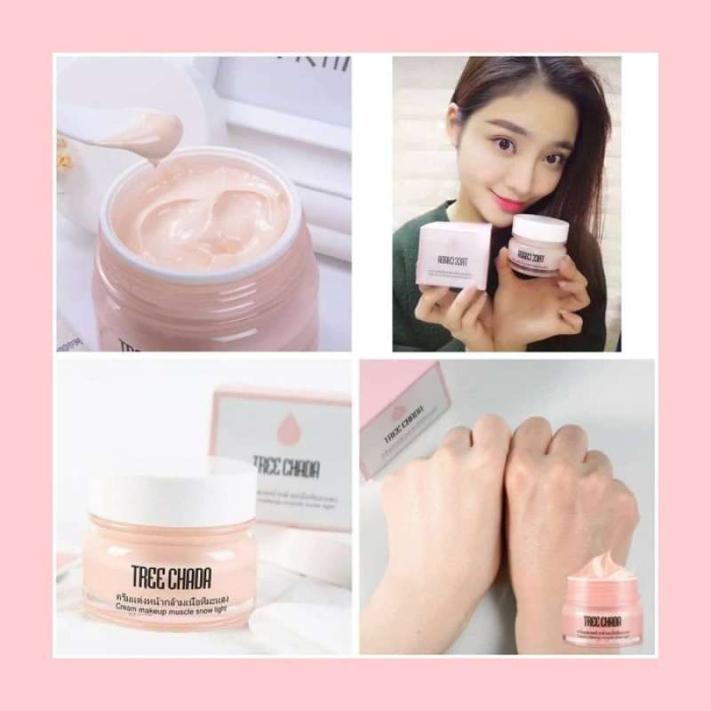 Promo Tree Chada | Treechada Cream Makeup Snow Light Original 100 % ...