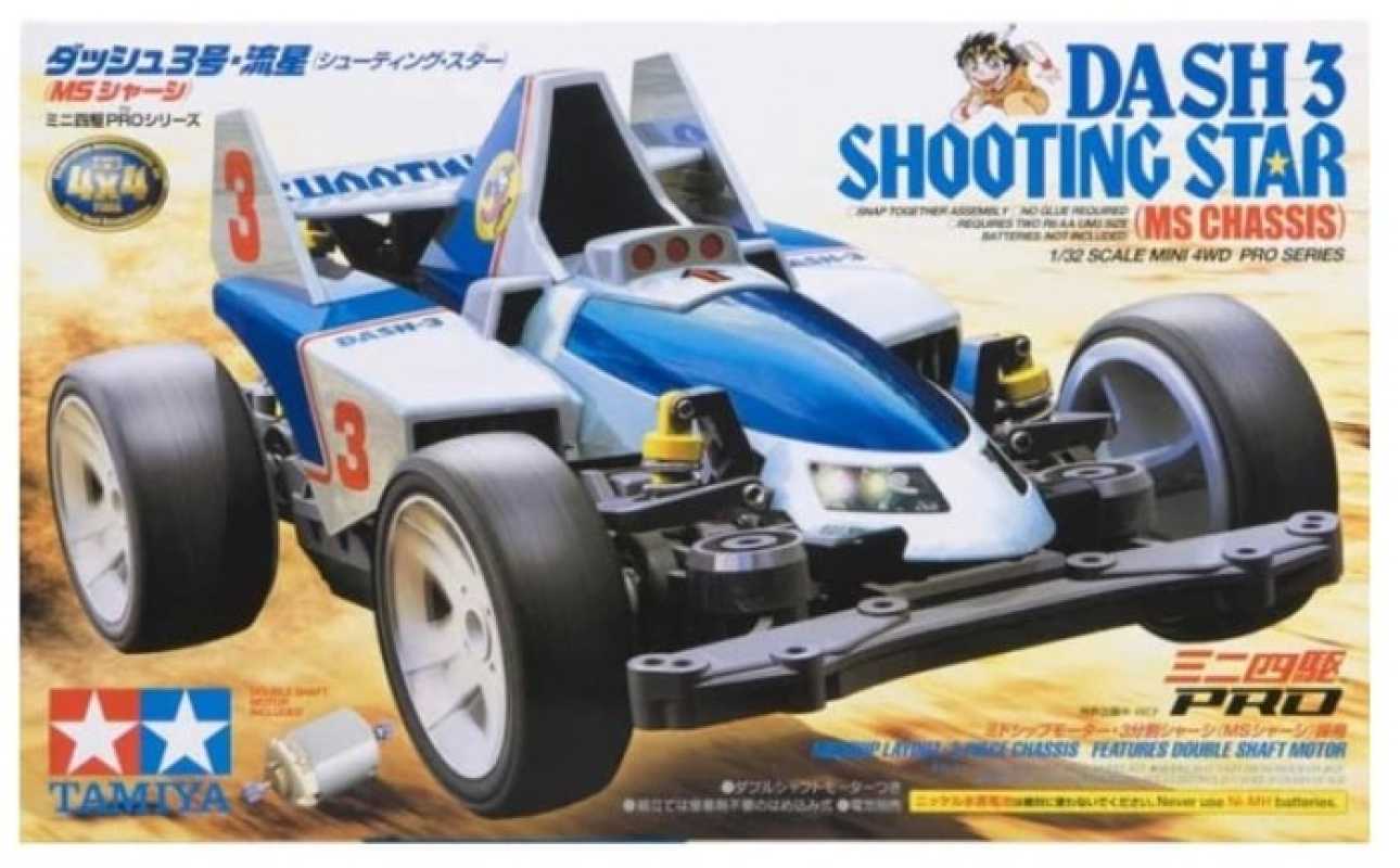 Promo Tamiya Mini 4Wd Dash 3 Shooting Star (Ms Chassis) Diskon 23% di ...