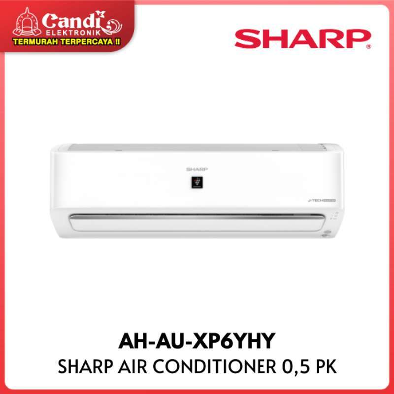 Jual SHARP Air Conditioner 0,5 PK New J-Tech Inverter AH-AU-XP6YHY di ...