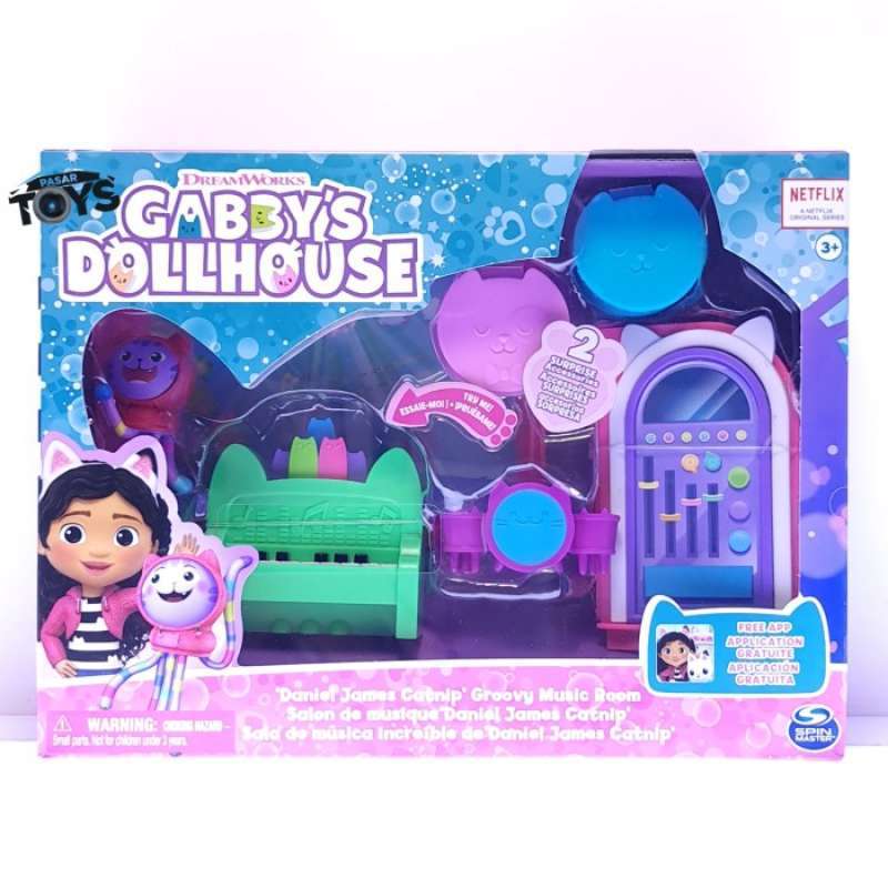 Promo Gabby's Dollhouse Daniel James Cap Groovy Music Room Gabby Diskon ...