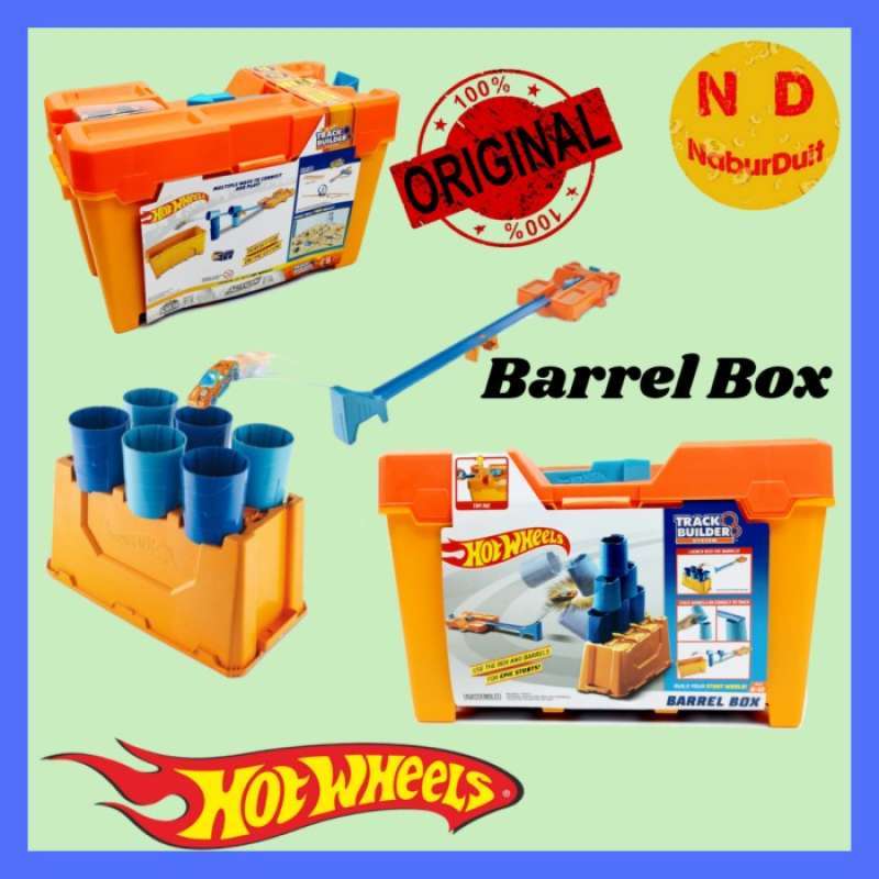 Jual Hot Wheels Track Builder Barrel Box Hotwheels Mattel di Seller ...
