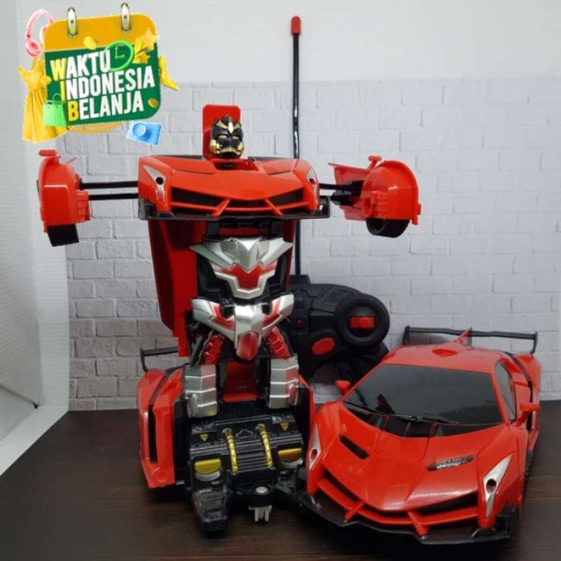 Jual Mainan Mobil Remot Control Autobots / Rc Car Berubah Jadi Robot Di ...