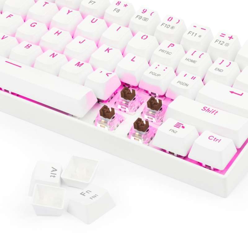 Jual Redragon Mechanical Gaming Keyboard Dragonborn White Di Seller ...