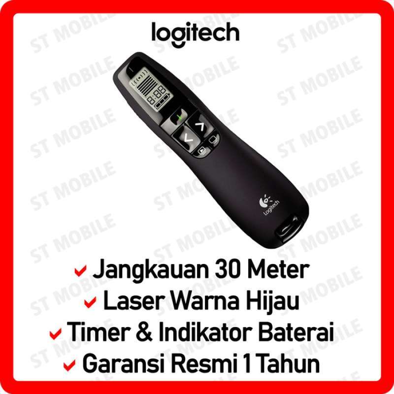 Jual Laser Pointer Presentasi Logitech Original Remote Powerpoint Hijau ...