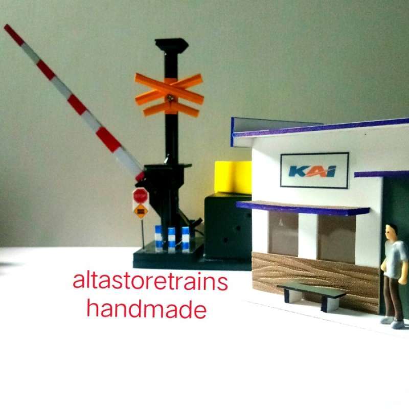 Promo miniatur palang pintu kereta api Bigboy Diskon 23% di Seller Puas ...