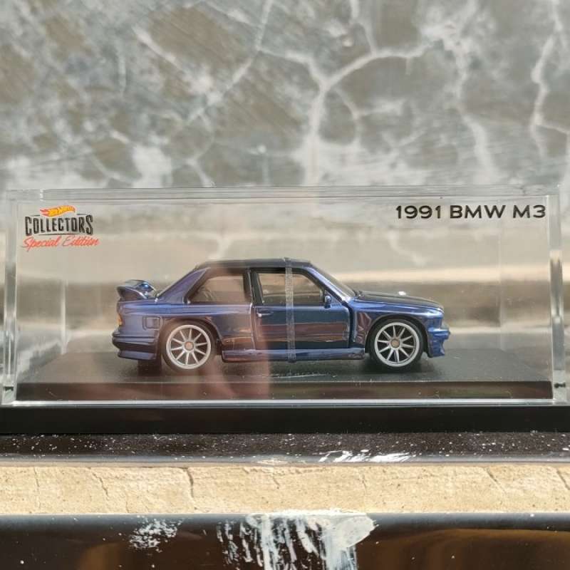 Promo Hotwheels Rlc Red Line Club Bmw M3 E30 Sprectaflame Blue Diecast ...