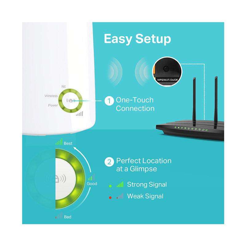 Promo Tp-link Tl-wa854re V3.0 Wifi Range Extender [n300 2x2 Mimo 300 Mpbs/ 2.4ghz] Diskon 45% Di ...
