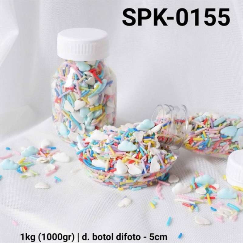 Promo Spk-0155 Sprinkles Sprinkle Sprinkel 1kg 1 Kilo Awan Meses ...
