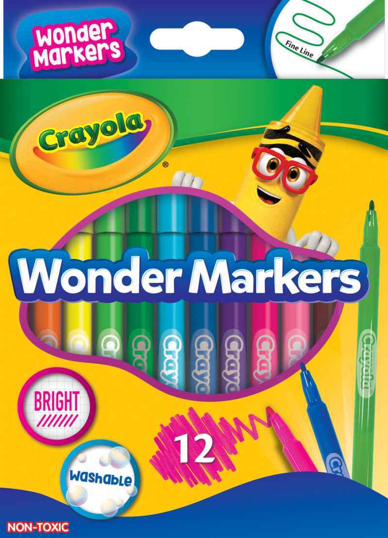 Promo Crayola 12ct Colors Wonder Markers Diskon 37% Di Seller Toyspedia ...