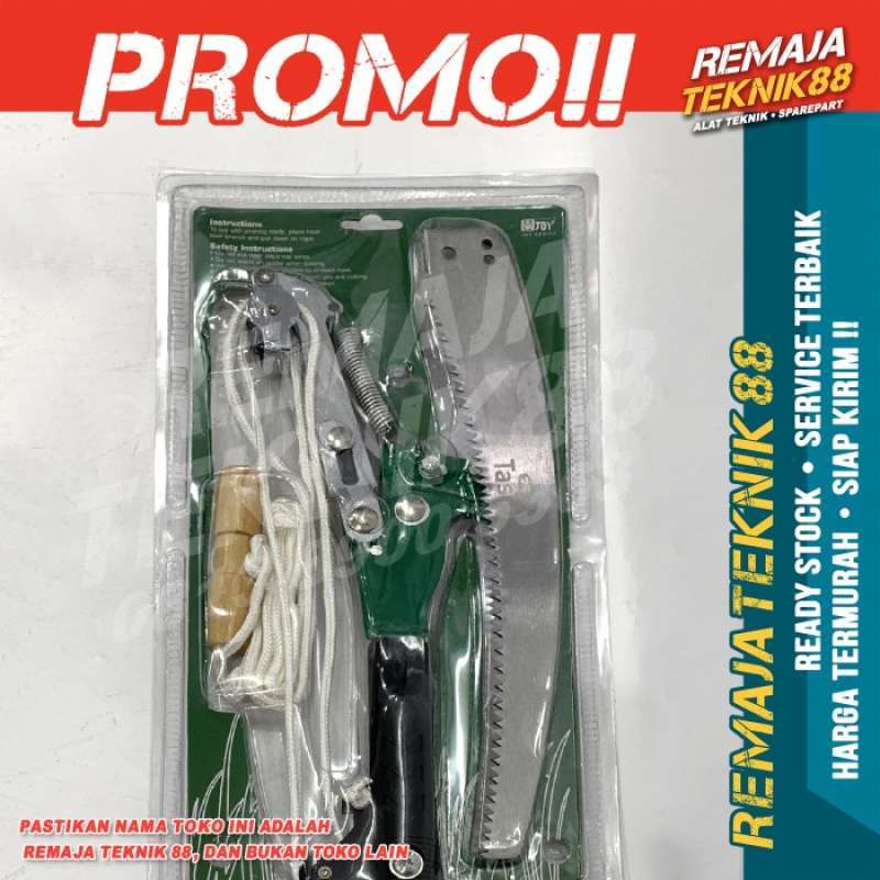 Promo Gergaji Dahan / Gunting Pohon Tree Pruner / Tasco / Model Tali Galah Diskon 23% di Seller ...