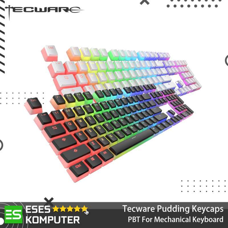 Jual Tecware Pudding Keycaps For Mechanical Keyboard | Double-Shot PBT ...