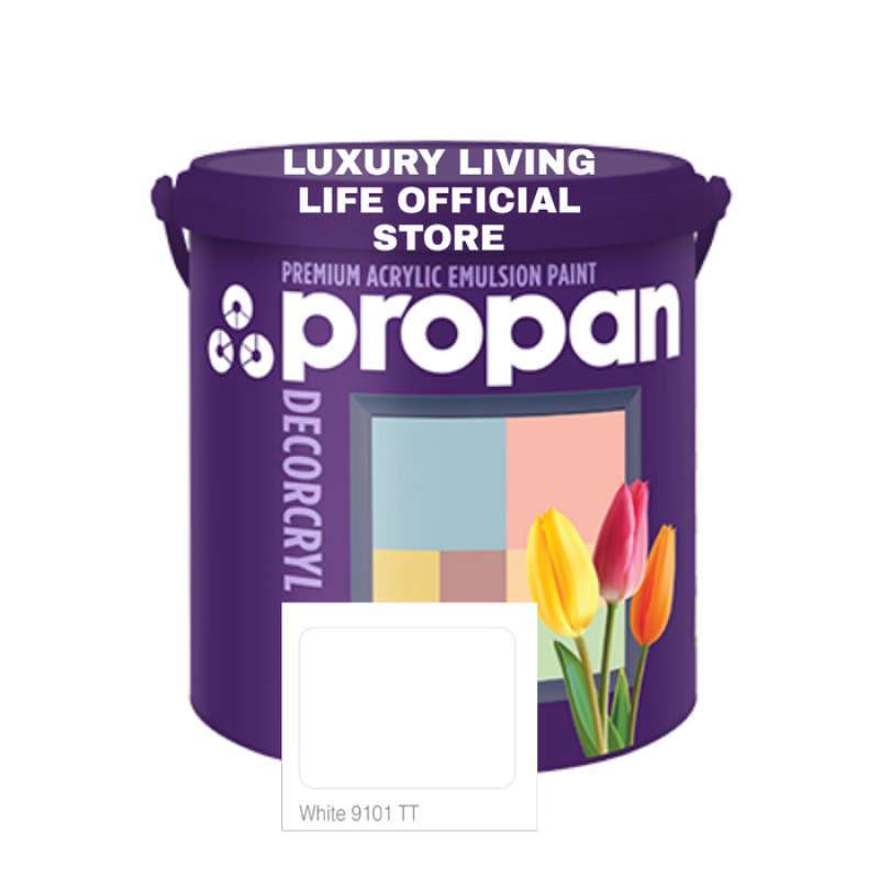 Jual Cat Tembok Propan Decorcryl 9101 White 2,5l Galon Tinting Di ...