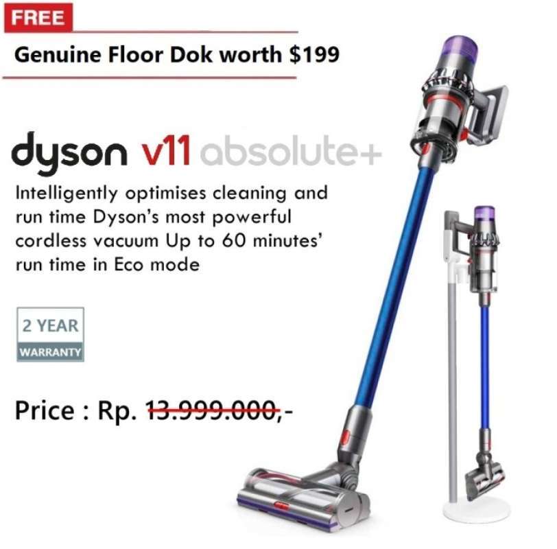 Promo Dyson V11 Absolute Cordless Vacuum Cleaner Wireless Hepa Garansi ...