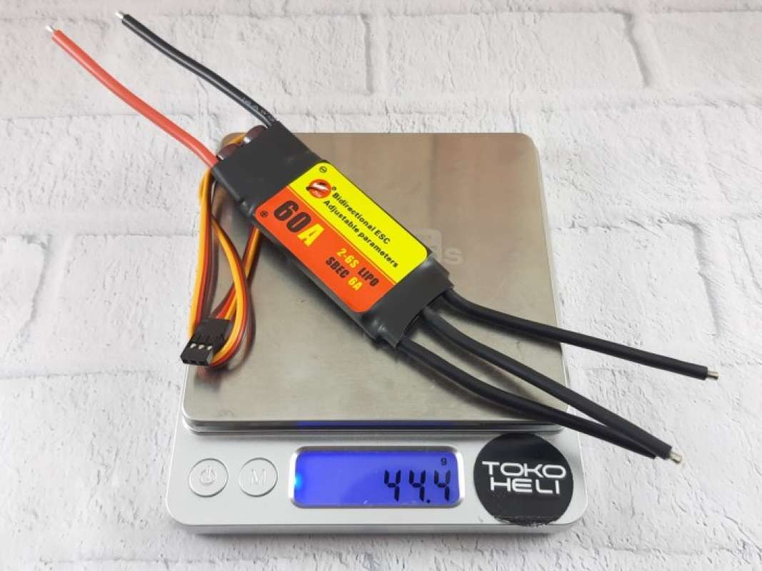 Jual Zmr Bidirectional 60a 2-6s Ubec 6a 5v Blheli Suite Brushless Esc ...