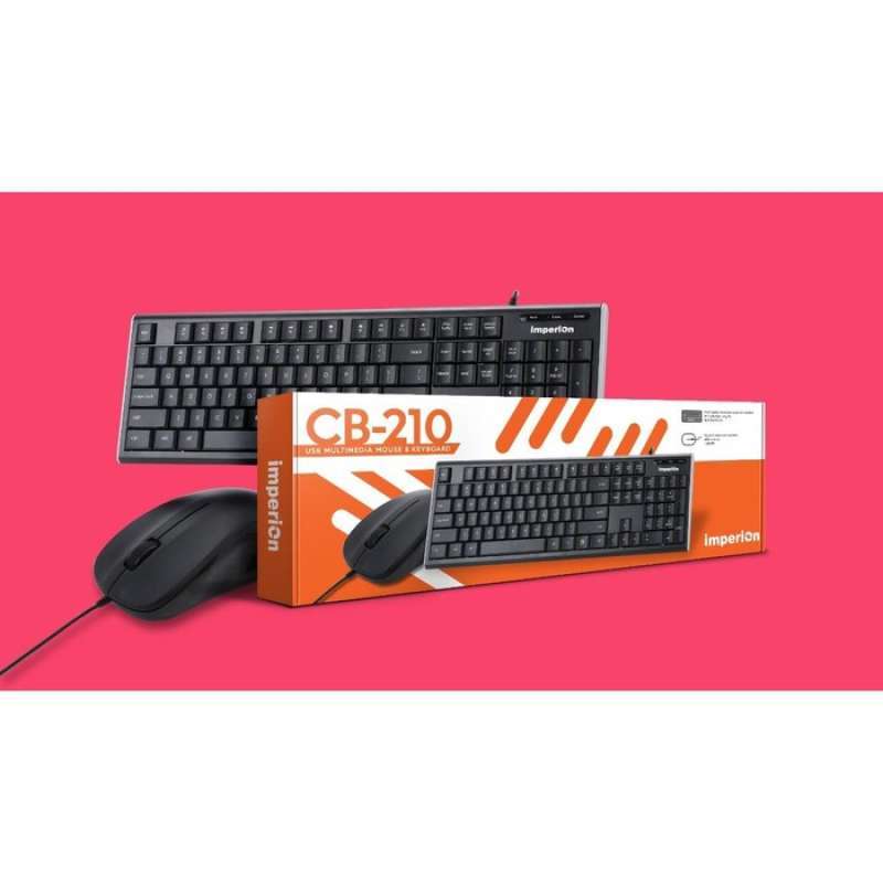 Promo Imperion Cb-210 Usb Multimedia Keyboard Mouse Diskon 23% di Seller Tunnel store - Rambutan ...