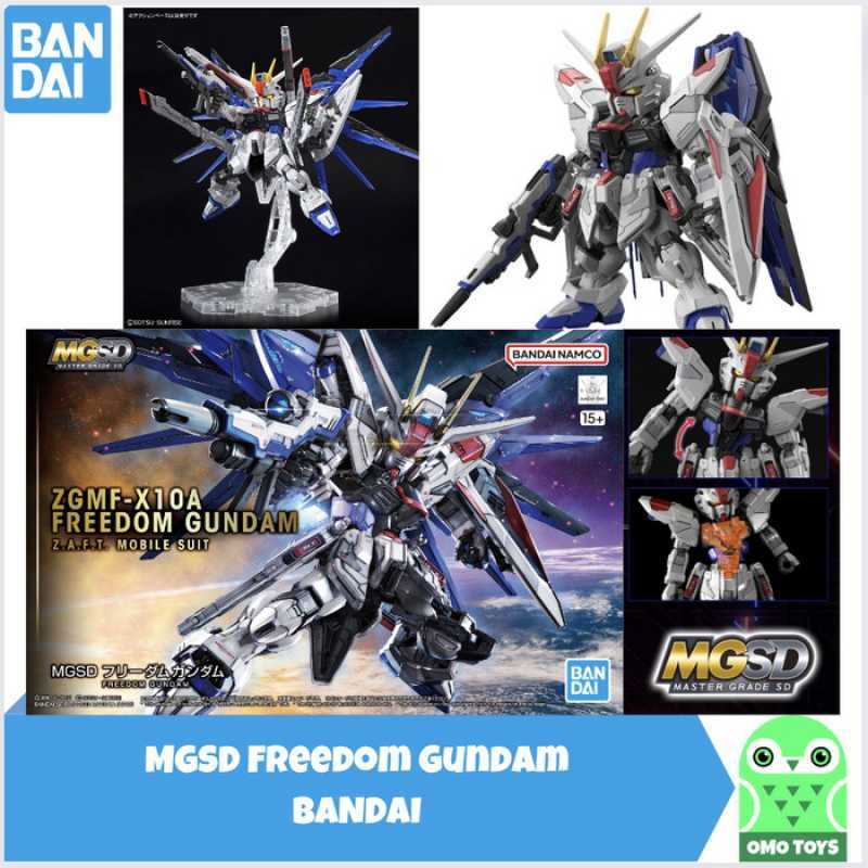 Promo Mgsd Freedom Gundam Master Grade Sd Gundam Seed Mg Sd Original Bandai Diskon 23% di Seller ...