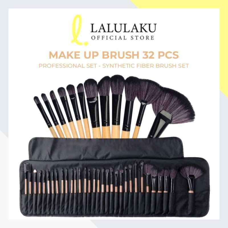 Jual Kuas Make Up Set 32 Lengkap SF1 Brush Pouch Makeup Alat Rias Wajah ...