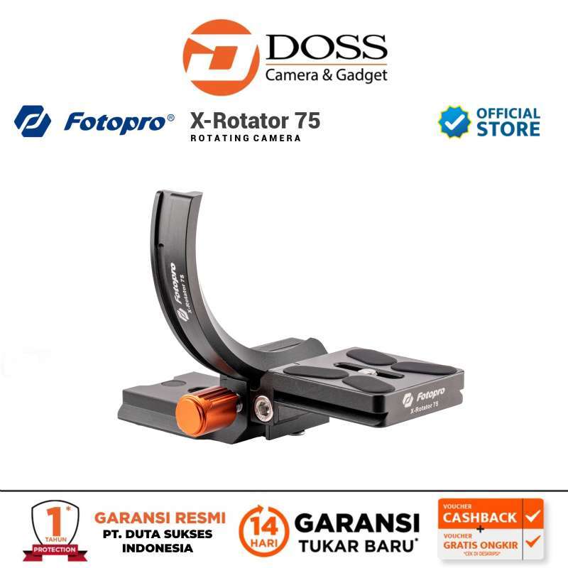 Jual Fotopro X-rotator 75 Horizontal To Vertical Rotating Camera Orange ...