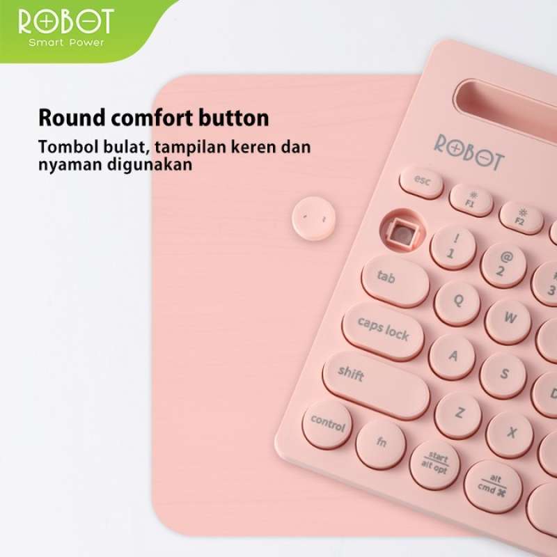 Promo Robot KB10 Keyboard Multi Device Bluetooth Diskon 9% di Seller ...