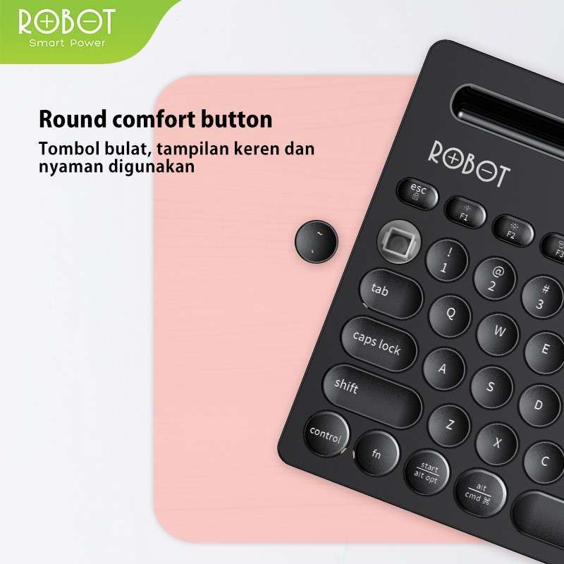 Promo Robot KB10 Keyboard Multi Device Bluetooth Diskon 9% di Seller ...