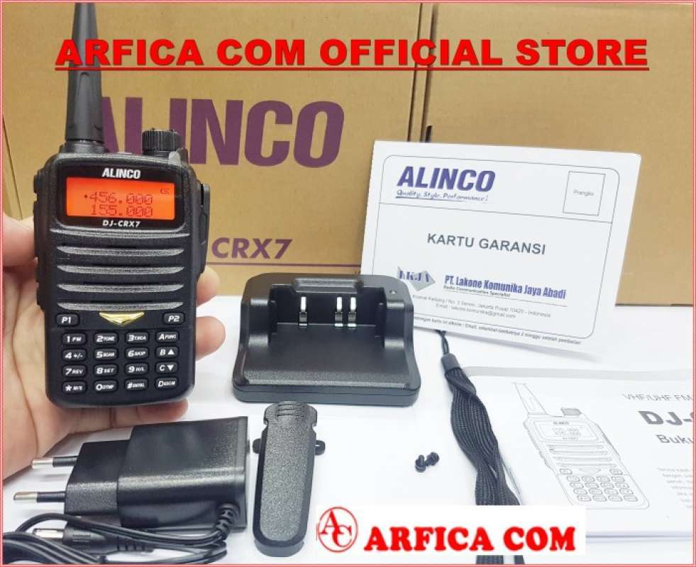 Jual HT ALINCO DJ-CRX7 DUALBAND - HT ALINCO DJ CRX 7 VHF / UHF ORIGINAL di Seller PESONA JKT 31 ...