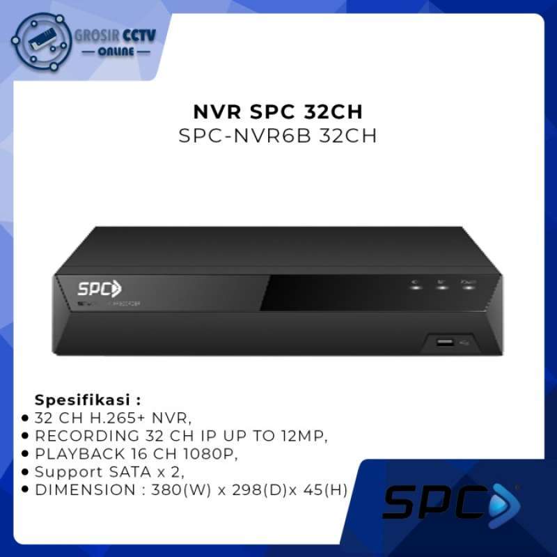 Promo Nvr Spc 32 Ch / Spc-Nvr6B 32Ch Terbaru Diskon 33% di Seller D ...