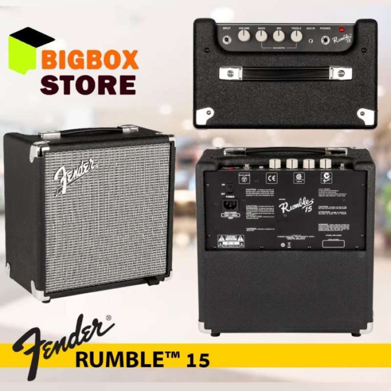 Jual Ampli Bass Fender Rumble 15 V3 / Rumble15V3 / Rumble-15 V3 ...