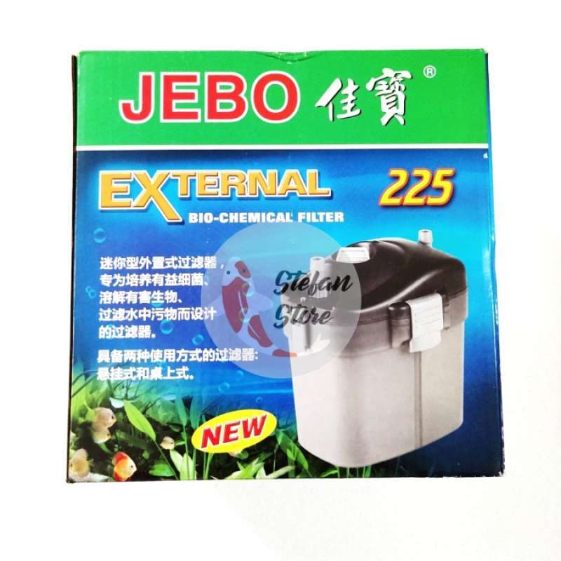 Jual Jebo 225 Canister External Bio Chemical Filter Aquarium Aquascape ...