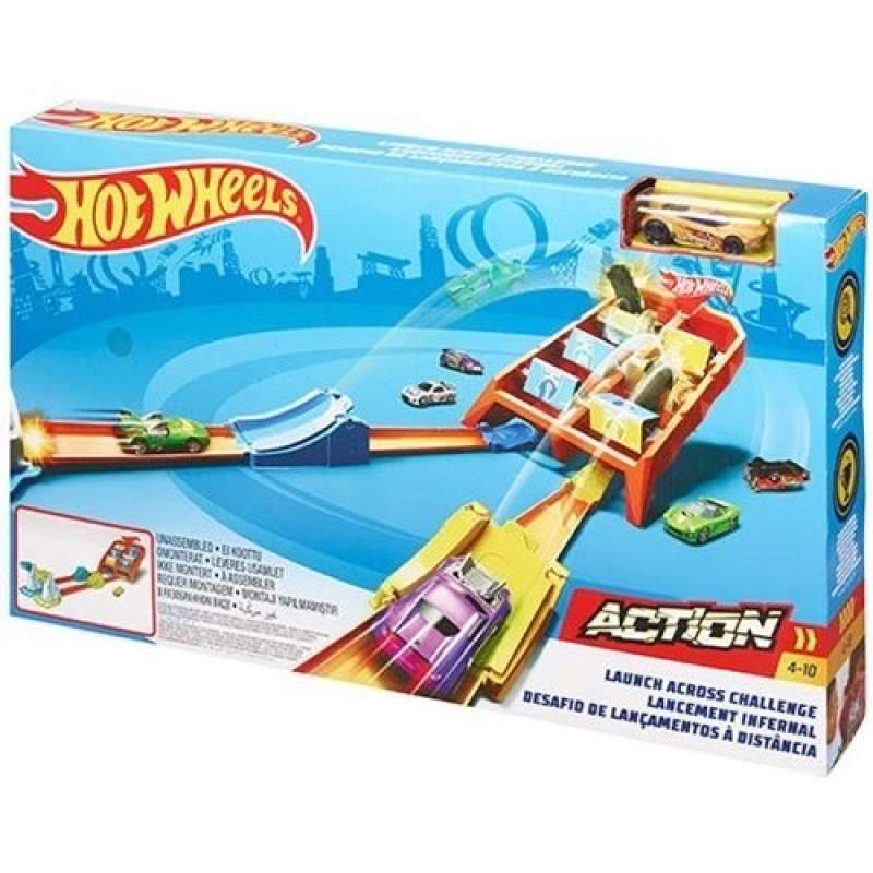 Promo HotWheels Hot Wheels Launch Across Chalengge Playset Original ...