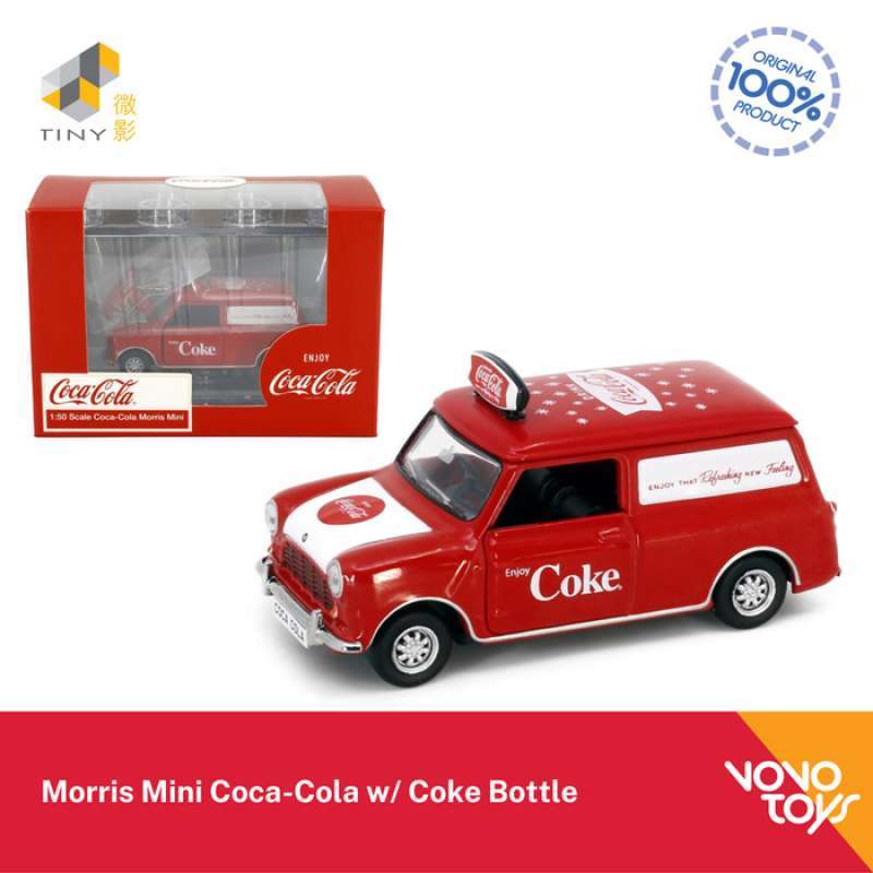 Jual Tiny Diecast Morris Mini Cooper Coca-Cola w/ Coke Bottle COKE030 ...