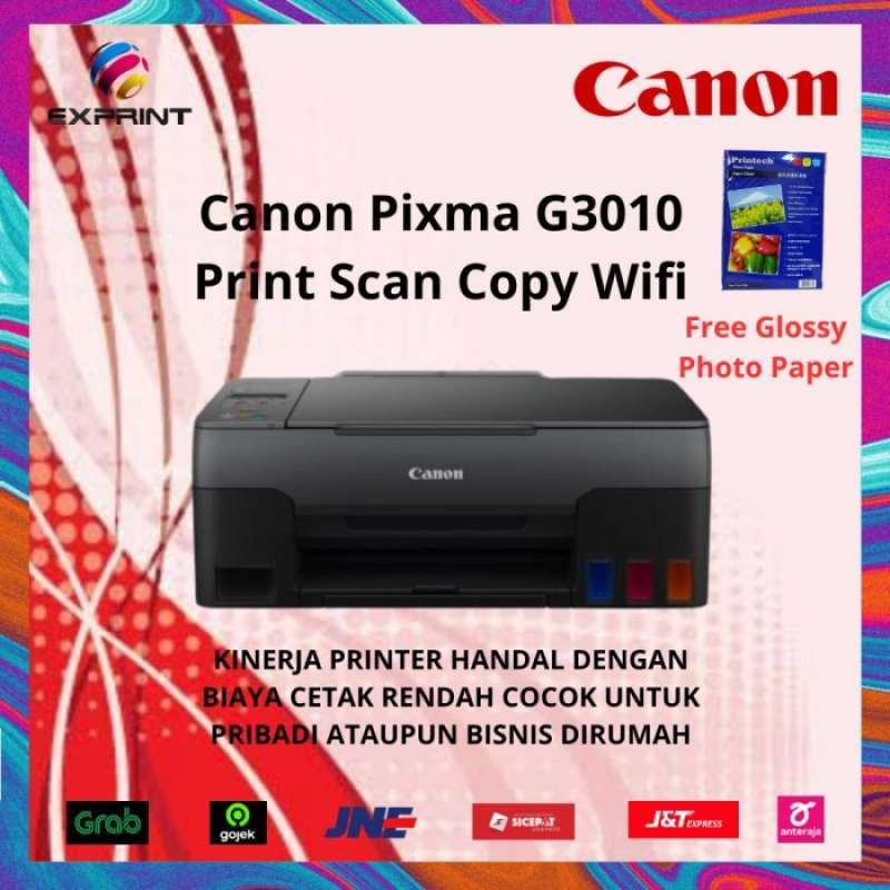 Promo Canon Inkjet Printer Pixma G3010 (Print Scan Copy Wireless ...