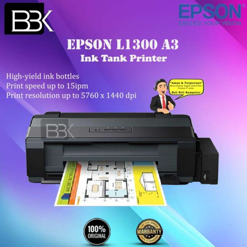 Jual Epson L1300 A3 Ink Tank Printer di Seller Tunnel store - Rambutan ...