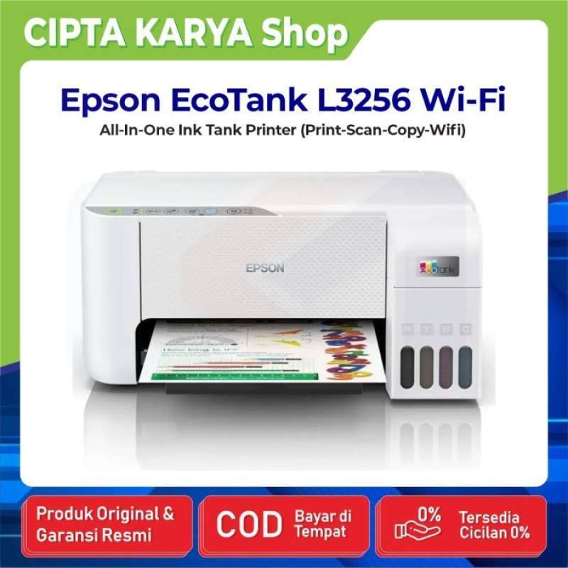 Promo Epson Ecotank L3256 Wifi All-In-One Ink Tank Printer (Print-Scan-Copy) Diskon 23% di ...