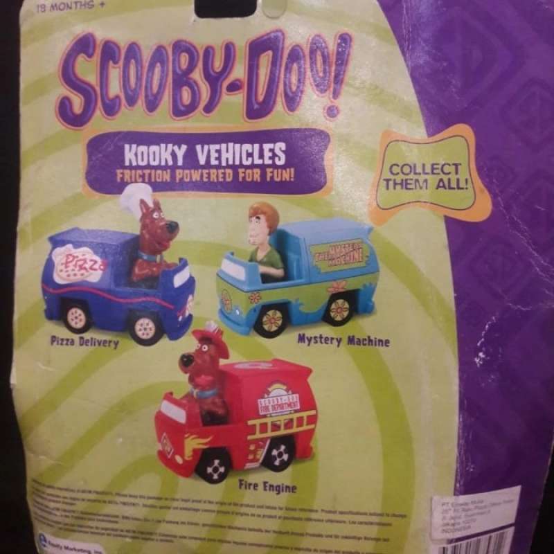 Jual Scooby Doo Kooky Vehicles Mystery Machine Cars Dan Figure Di ...