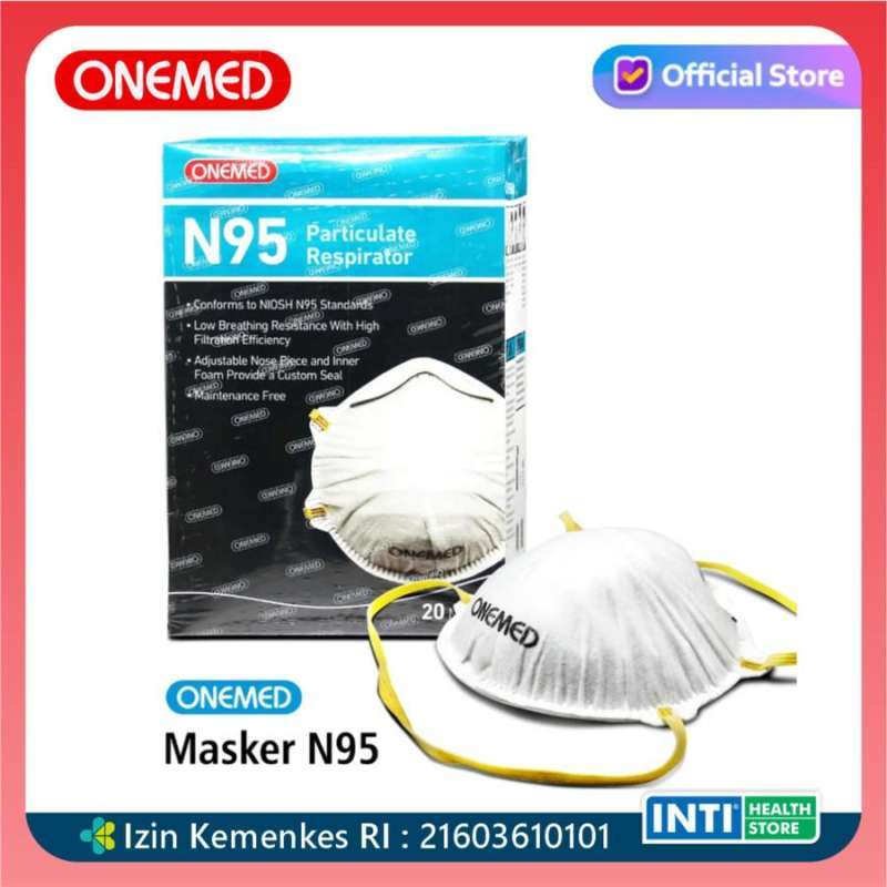 Jual Onemed Masker Particulate Respirator N95 Di Seller Inti Health ...