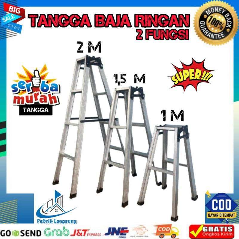 Jual BEST SELLER️ TANGGA VICTORY / TANGGA LIPAT ALUMINIUM 2 METER / 150 ...