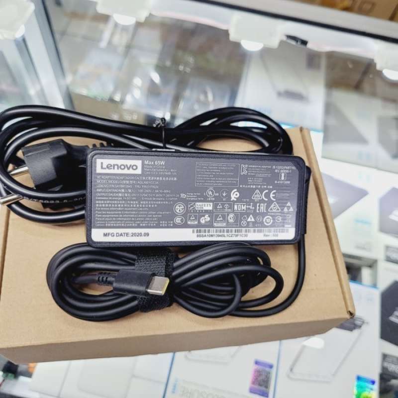 Promo Adapter Charger Laptop Lenovo Thinkpad Usb Type C 65W Original ...
