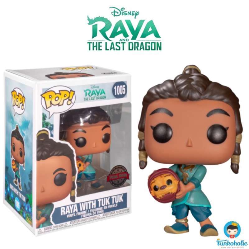 Promo Funko POP! Raya and the Last Dragon - Raya with Baby Tuk Tuk ...