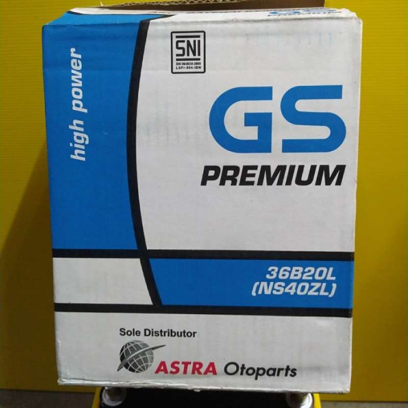 Jual aki mobil battery GS Astra premium NS40ZL 12 volt 35 amper di Seller Akbar Sejahtera ...