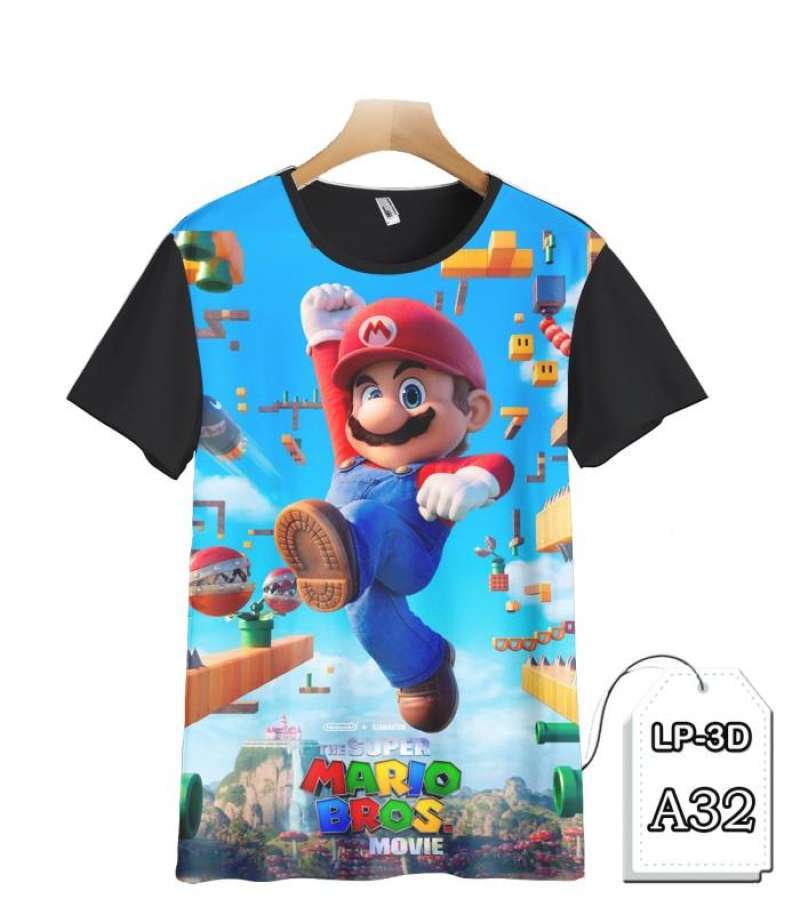 Jual Kaos Mario Bros Baju Anak Game 3d Animasi #lp3d-a32 Di Seller ...