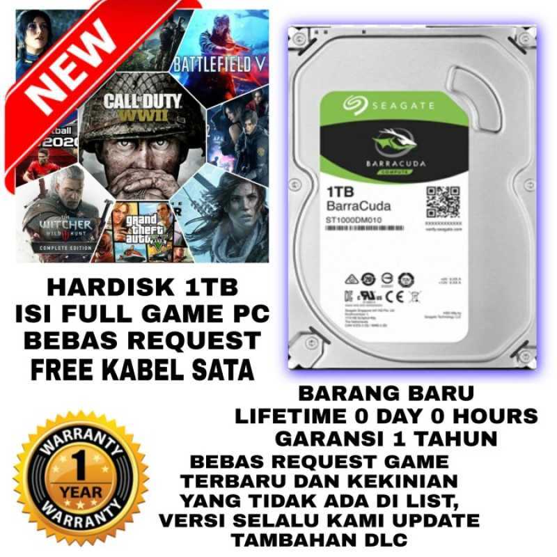 Promo Hdd Internal Pc 1tb Full Game Pc Diskon 23% Di Seller Gigaba ...