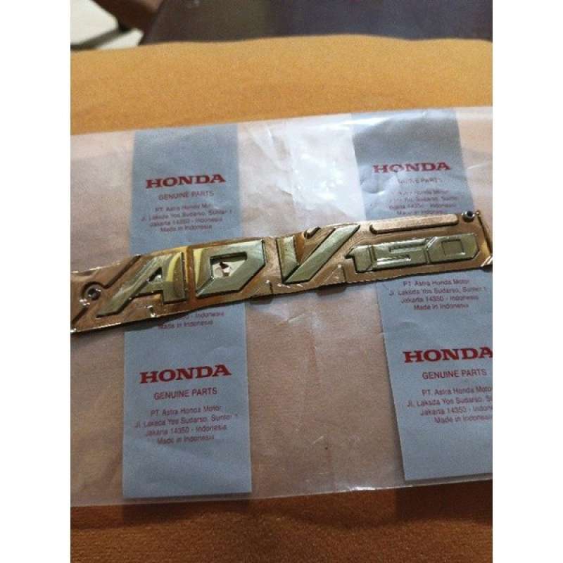 Promo Logo/Emblem Honda Adv 150/160 Gold Original Diskon 23% di Seller ...