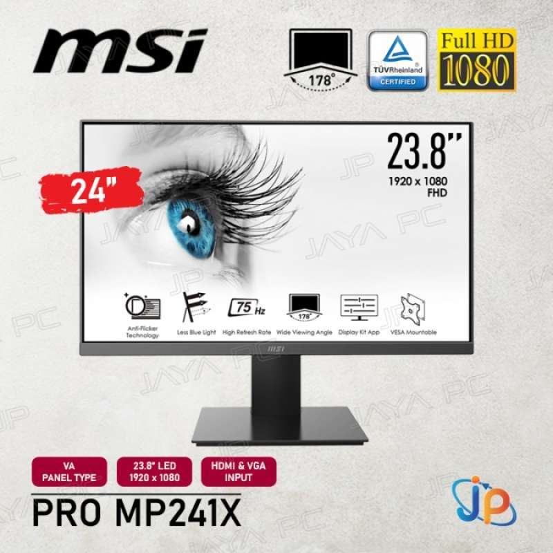 Promo Monitor MSI LED PRO MP241X - Full HD 24 Inch Diskon 23% di Seller ...